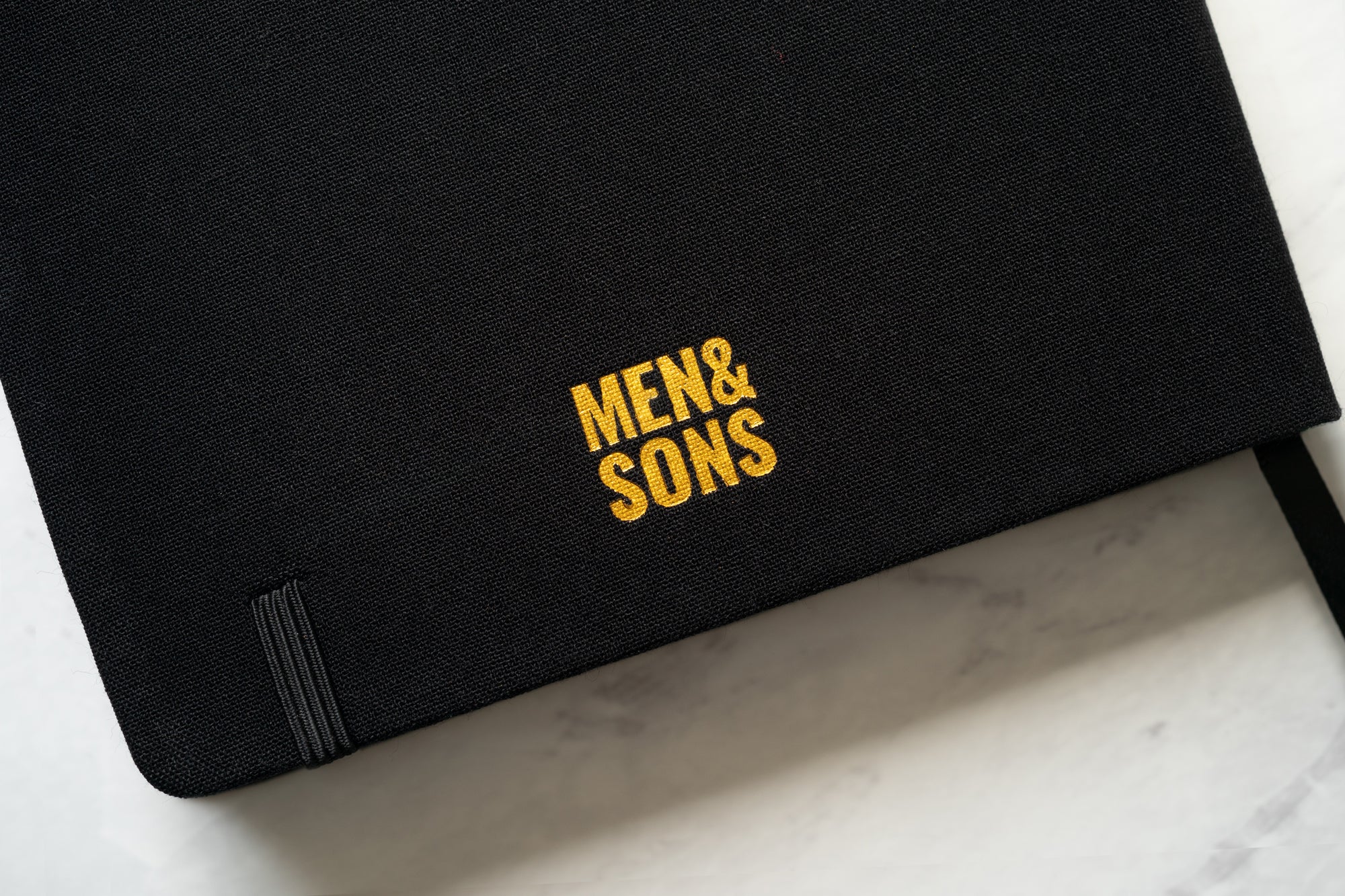 Linen Hard Cover Notebook - Black